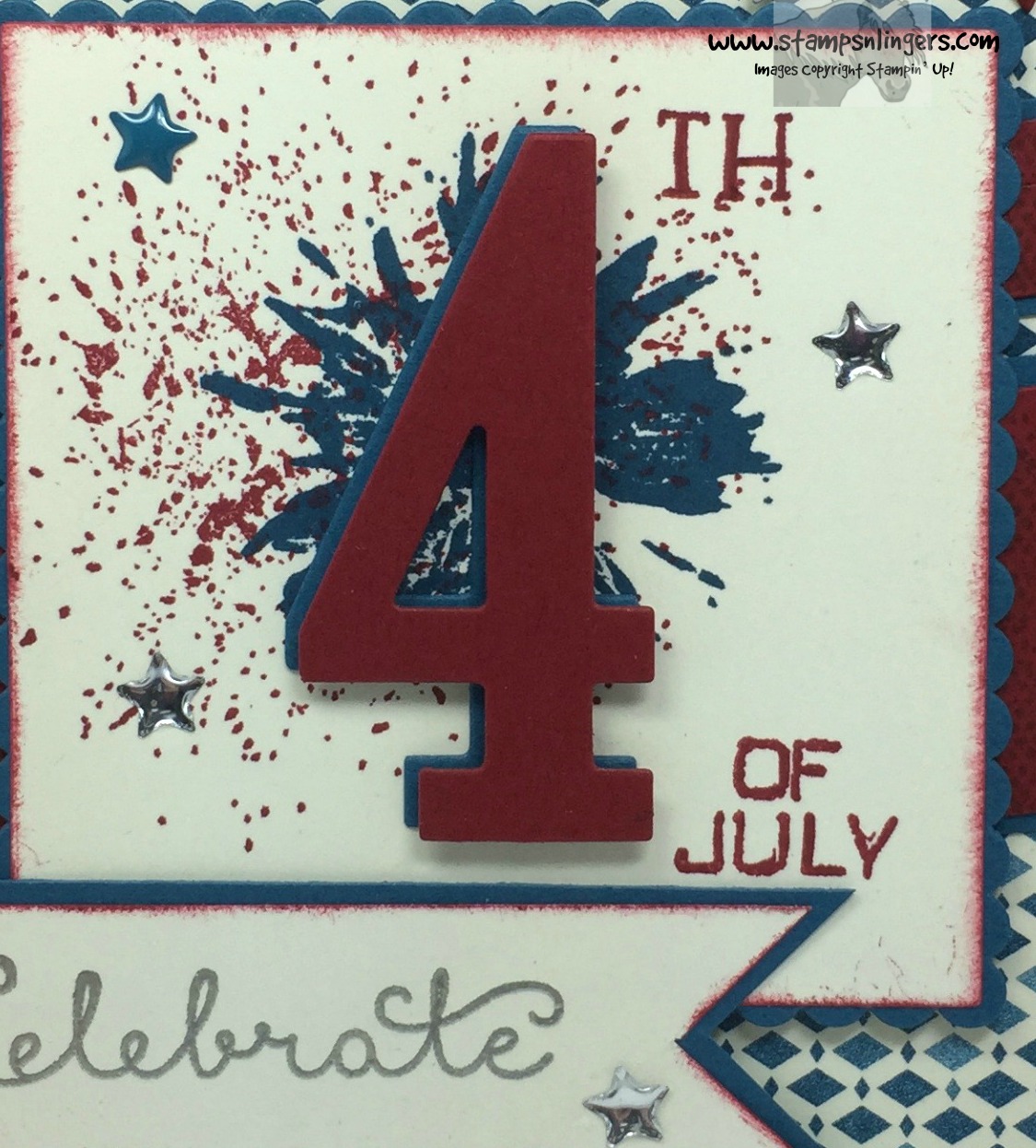 Stampin’ Up! Touches of Texture For the 4th of July! | Stamps – n - Lingers