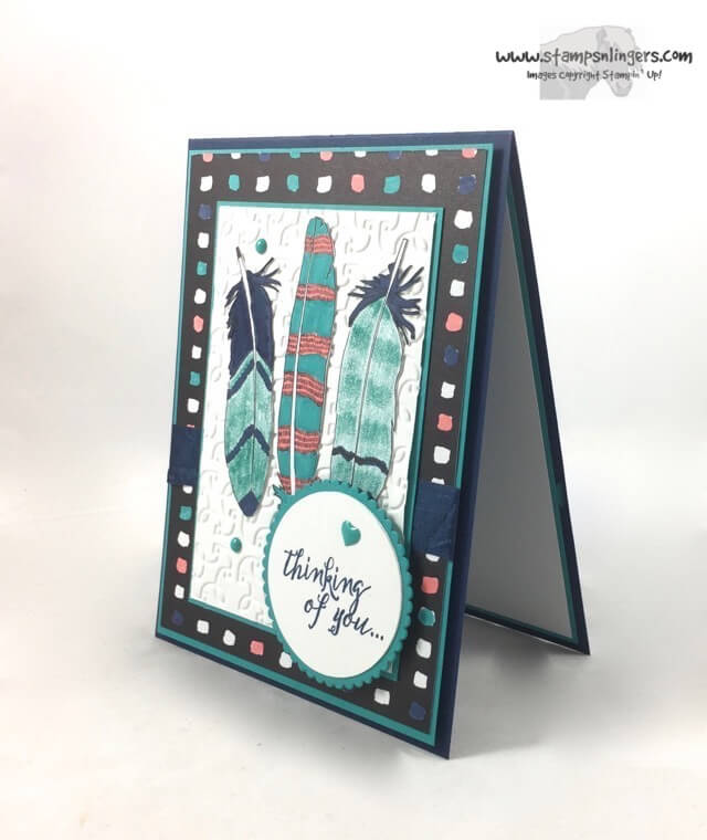 Stampin’ Up! Just Add Color and Feathers Together! | Stamps – n - Lingers