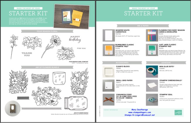 Starter Kit Flyer | Stamps – n - Lingers