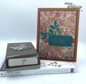 Stampin’ Up! Layering Leaves and Paper Kintsugi Earthen Elegance with a Video Tutorial | Stamps ...