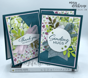 Stampin’ Up! Layering Leaves Delightful Floral Stack, Cut and Shuffle ...