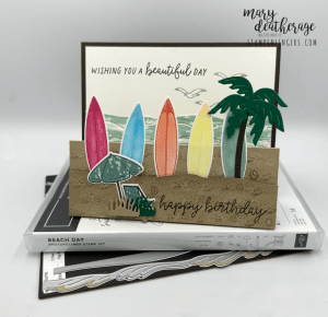 Stampin’ Up! Beach Day Birthday Double Easel Card with Video Tutorial ...